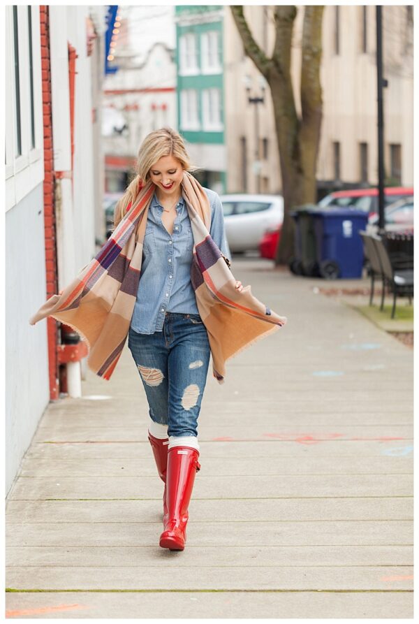 The BEST Way To Make Denim x Denim Stand Out - Blush & Camo