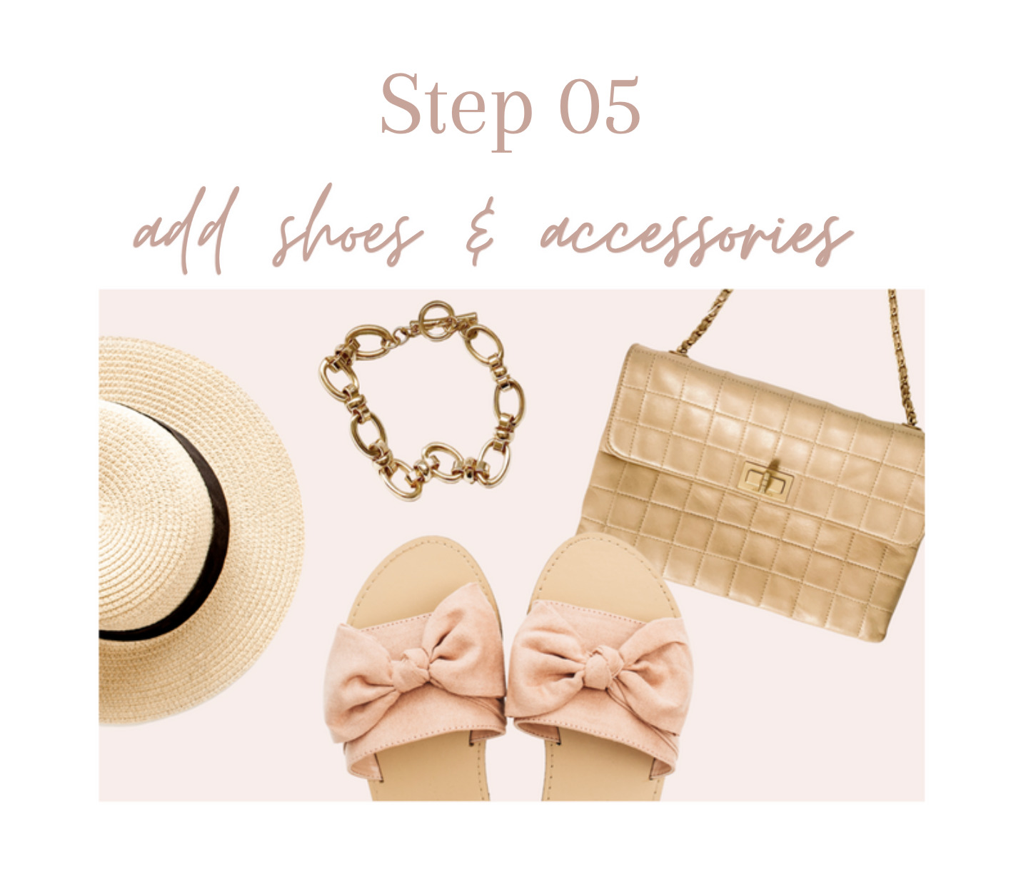 5 Step Capsule Wardrobe - Blush & Camo